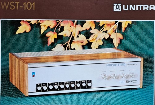 Unitra Diora - Wzmacniacz Meluzyna WST-101 - folder reklamowy Adumaru ...